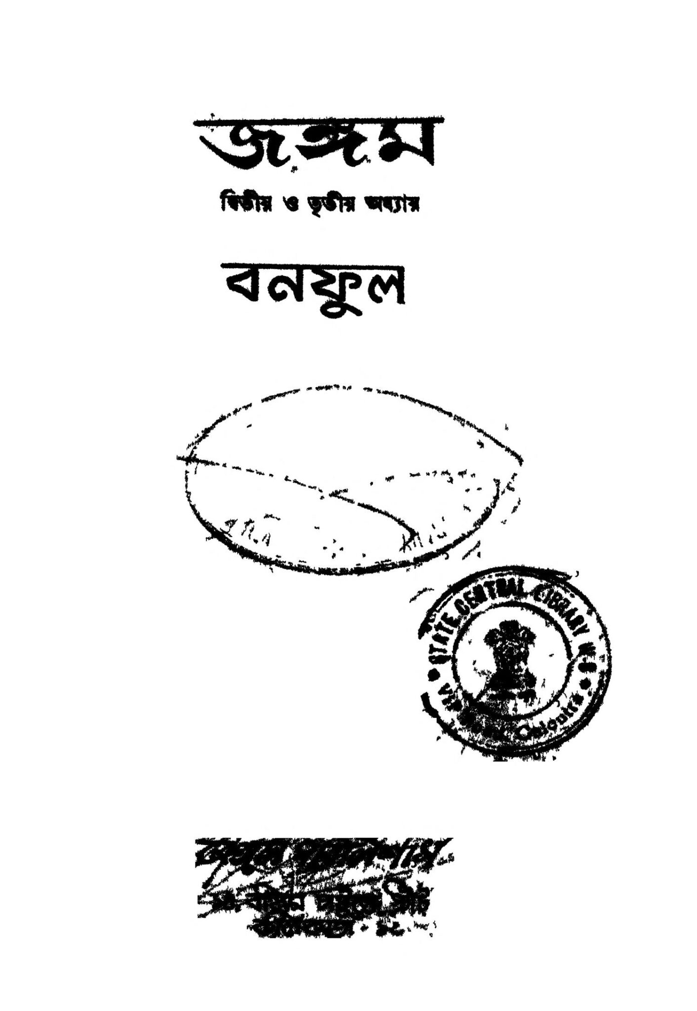 জঙ্গল : বনফুল বাংলা বই পিডিএফ | Jangam : Banaphul Bangla Book PDF